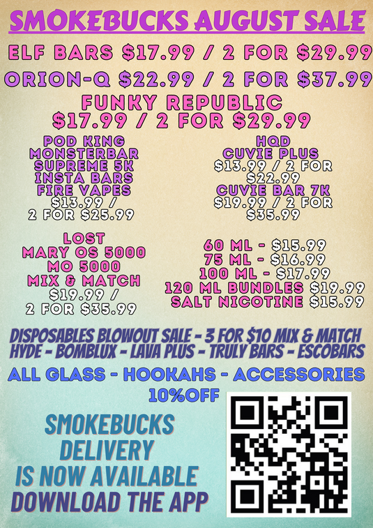 Monthly Offers – Smoke & Vape Shops